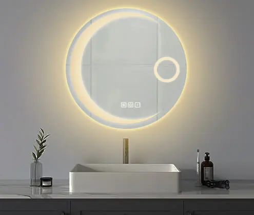 Custom Smart Touch LED Bathroom Mirror, Motion Sensor Light Mirror ...